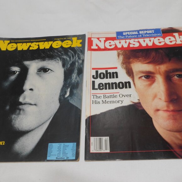 NEWSWEEK | Other | 2 Vtg Newsweek Magazines Tribute John Lennon Beatles ...
